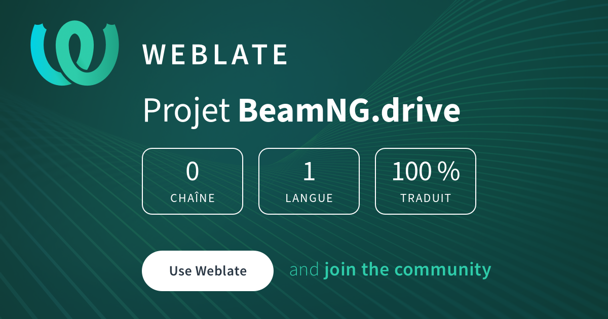 BeamNG.drive - French (Canada) @ BeamNG Translation Platform